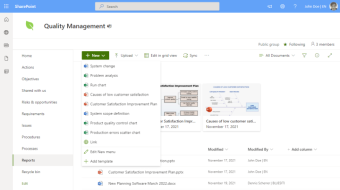 SharePoint Quality Management System Microsoft 365—Bluesite Consulting